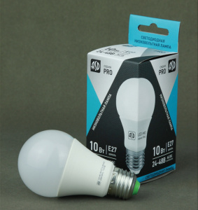 LED MO 12 24V PRO 10W 24 48 E27 4000K